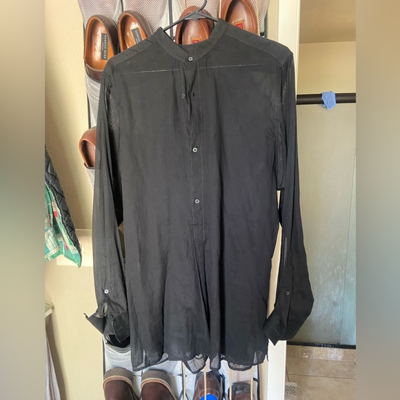 Gucci | Shirts | Gucci Mens Ultra Thin Black Top 416 Size In Euc Only ...